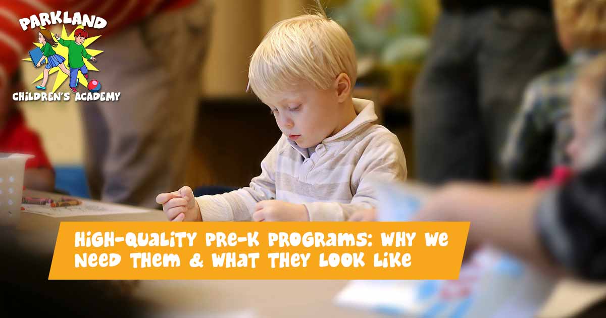 Why We Need High Quality Pre K Programs And How To Identify Them Why We Need High Quality Pre K Programs And How To Identify Them