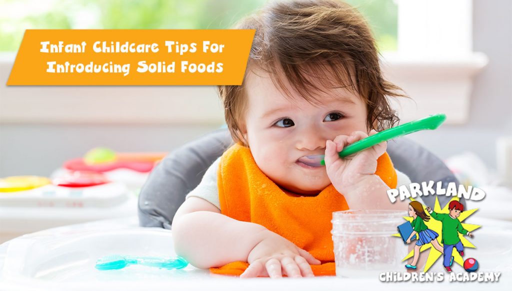 Infant Childcare Advice For Introducing Solids